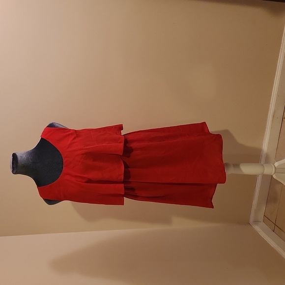 Soprano | Dresses | One Piece Sheer Red Dress | Poshmark